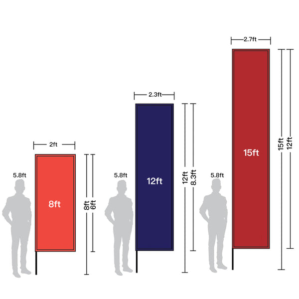 Rectangle Flags & Rectangle Banners-314 Display