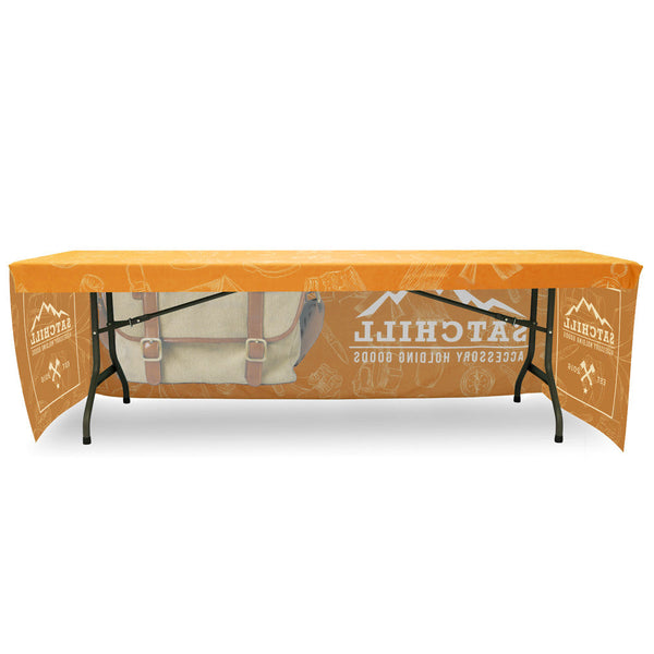 Fitted Table Throw Full Color 8 Ft. With Custom Dye-Sub Print – 314 Display